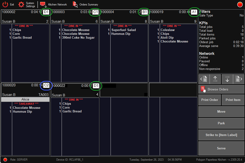 KMS: Continuous Flow Zones