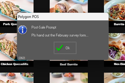 Polygon POS - Using Pop-Up Prompts