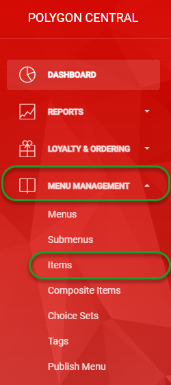 MIM - Items (User Guide)