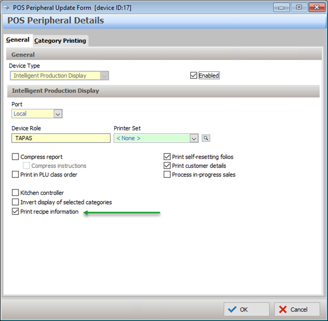 KMS: Including Recipe Instructions