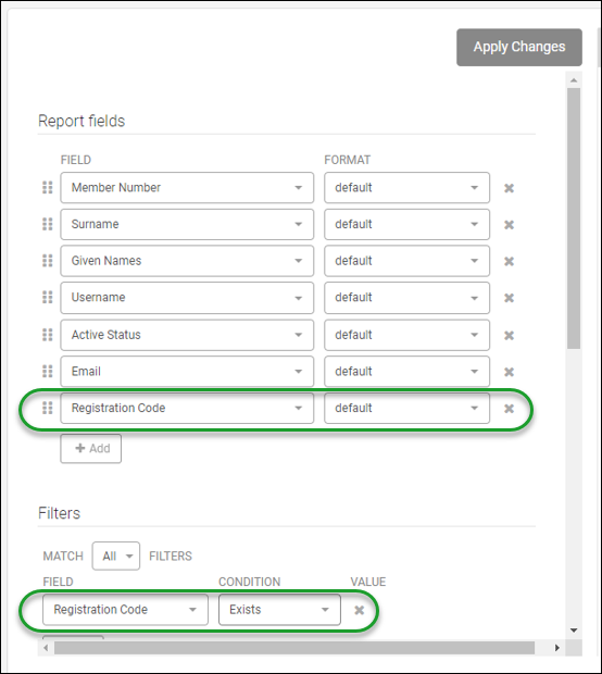 Referral Tracking in App via Registration Codes