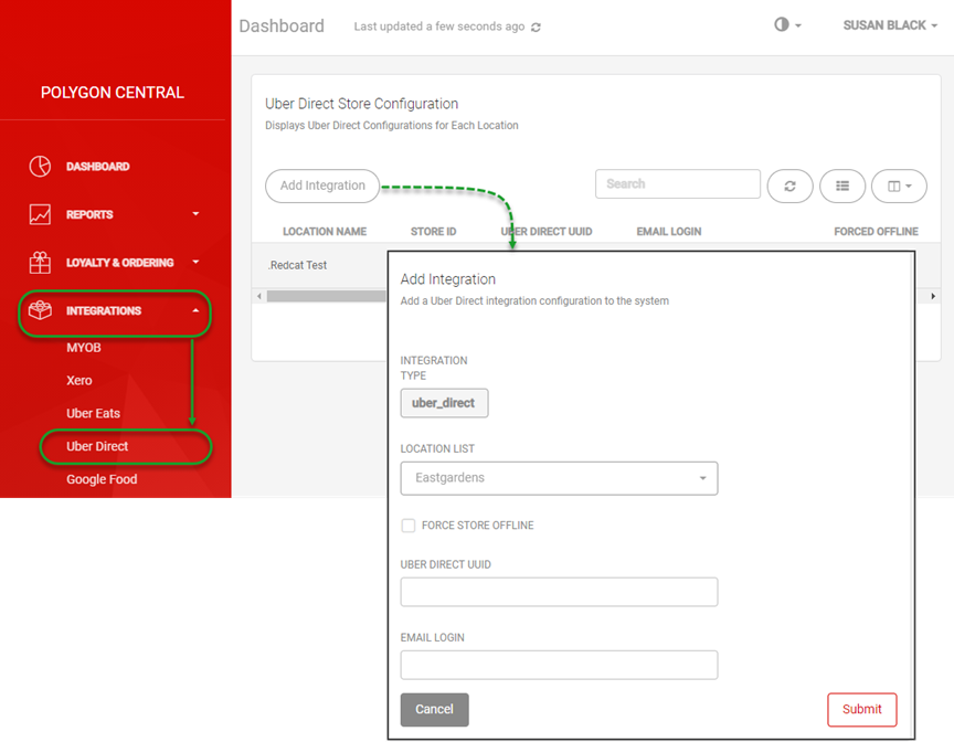 Uber Direct Integration (Overview)